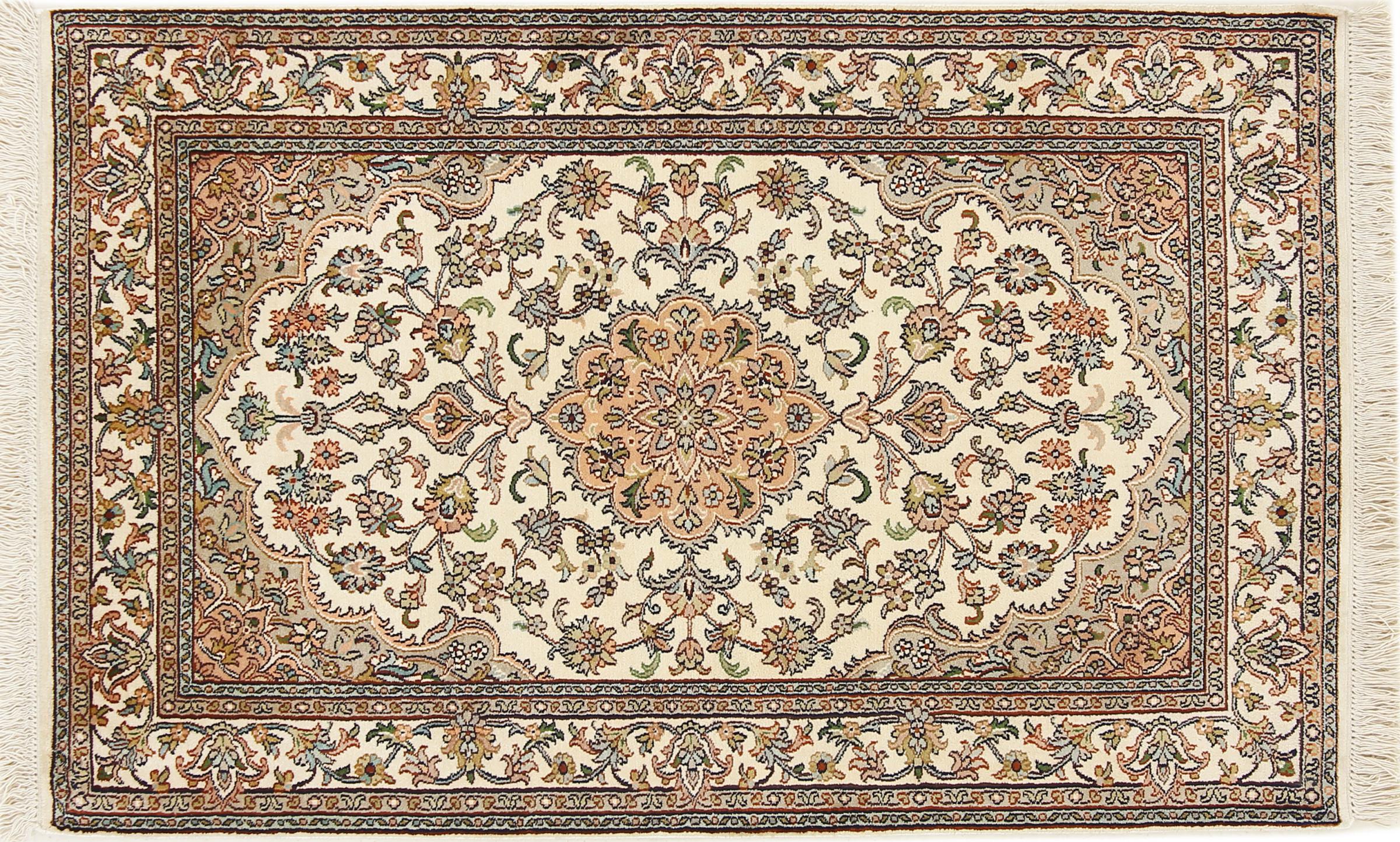 Kashmir Silk 124x80 No163484 | UniqRugs: Oriental Rugs in 120x80